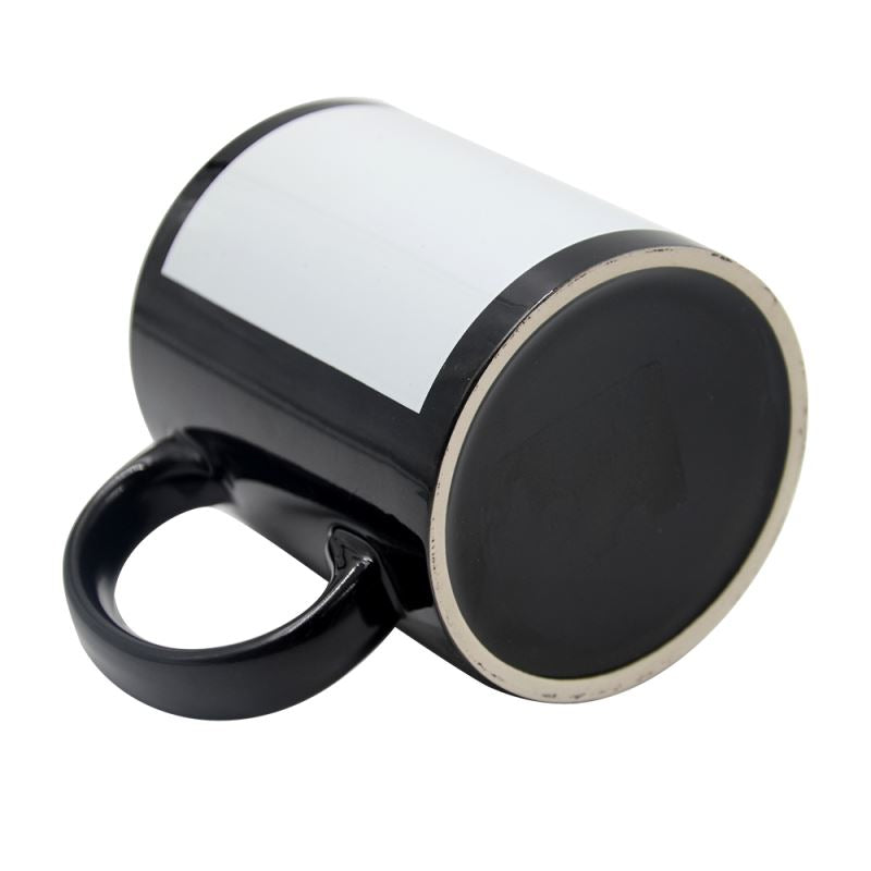 10oz Black patch - Sublimation blank mug – SubliBlanks Limited