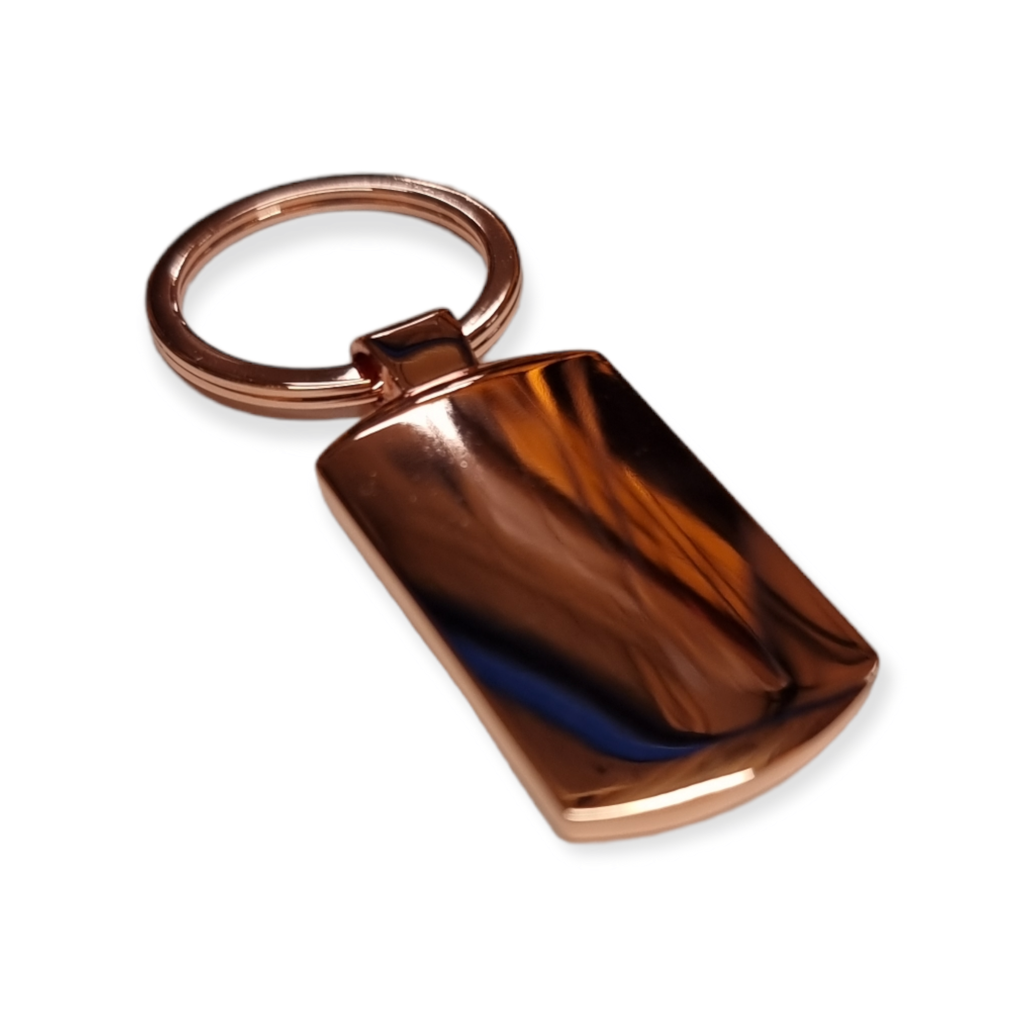 Oblong sublimation blank keyring - Rose Gold – SubliBlanks Limited