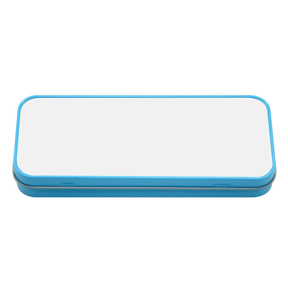 Blue Stationary sublimation blank metal tin – SubliBlanks Limited